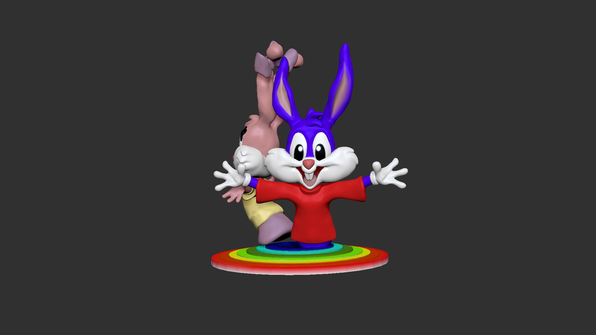 Archivo OBJ Tiny toons buster and bubs・Modelo para descargar y imprimir ...